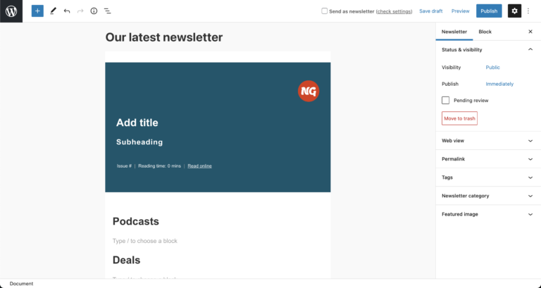 How to create an SEO-friendly newsletter archive - Newsletter Glue blog