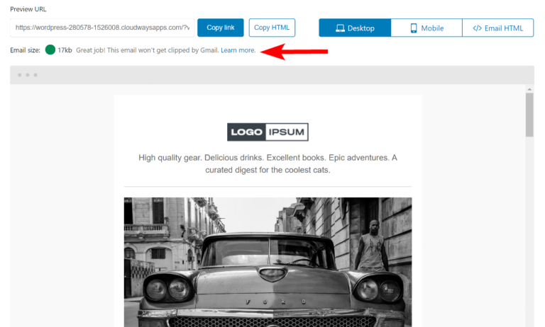 How to fix Mailchimp email not displaying correctly in Gmail